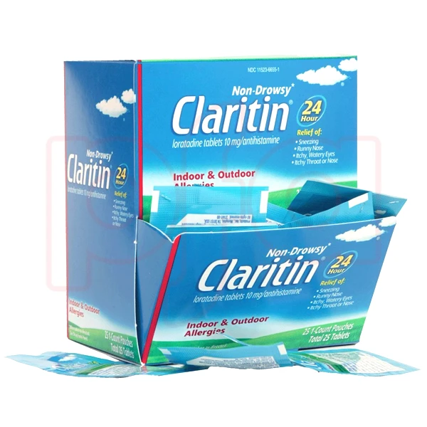 Claritin Tablets 25 Count Display Box - Medical