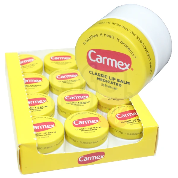 Carmex Lip Balm 0.25oz Jar 30*12ct Display - Cosmetics