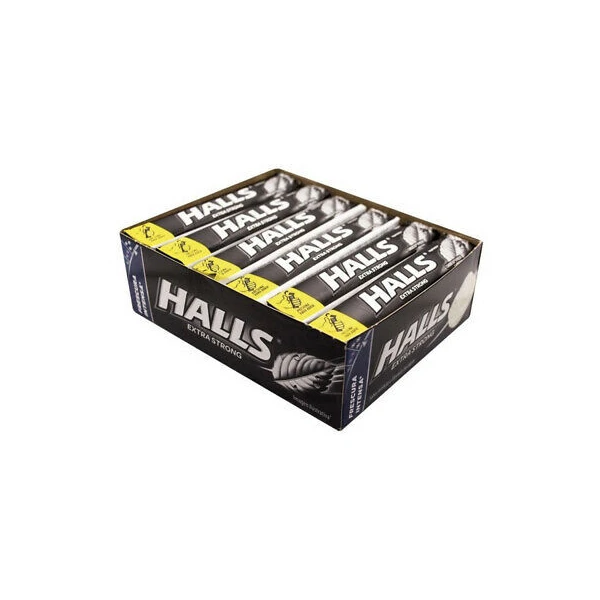 Halls Menthol Extra Strong (black) - Medical