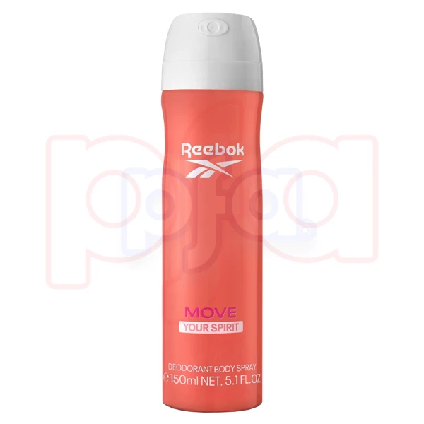 Reebok Body Spray Deodorant 150ml Women Move Your Spirit - Personal Care